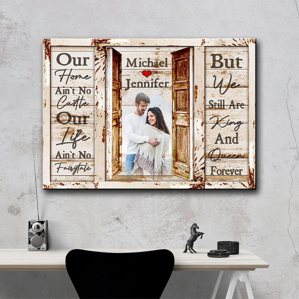 Personalized Family Street Name Sign Canvas Family A little Bit Of ...