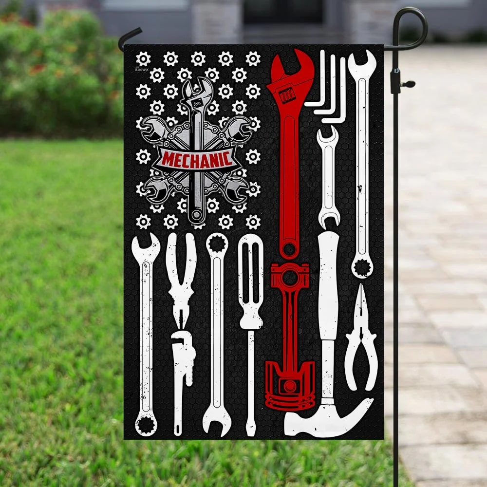 Mechanic Flag Tool Set Black Flag - LuvinGift