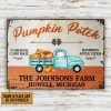 Personalized Halloween Metal Sign Pumpkin Patch Farm - LuvinGift