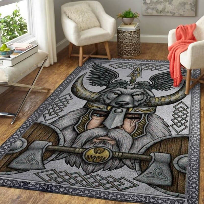 Odin Viking Rug - LuvinGift