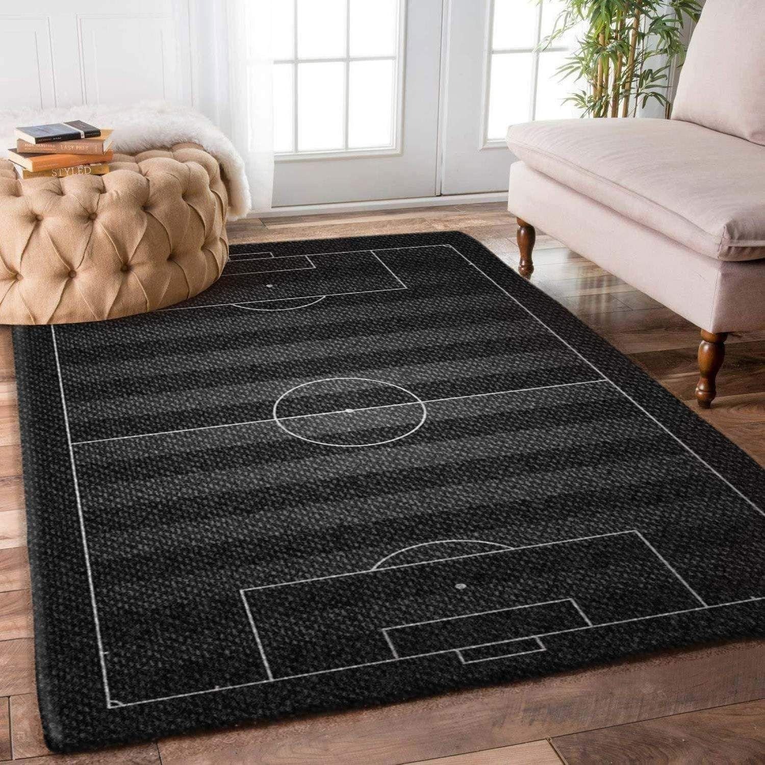 Soccer Field Rug - LuvinGift