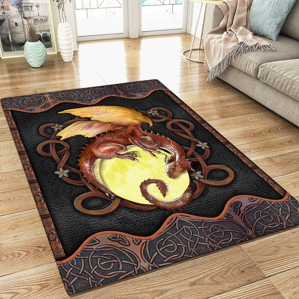 Celtic Dragon Rug - LuvinGift